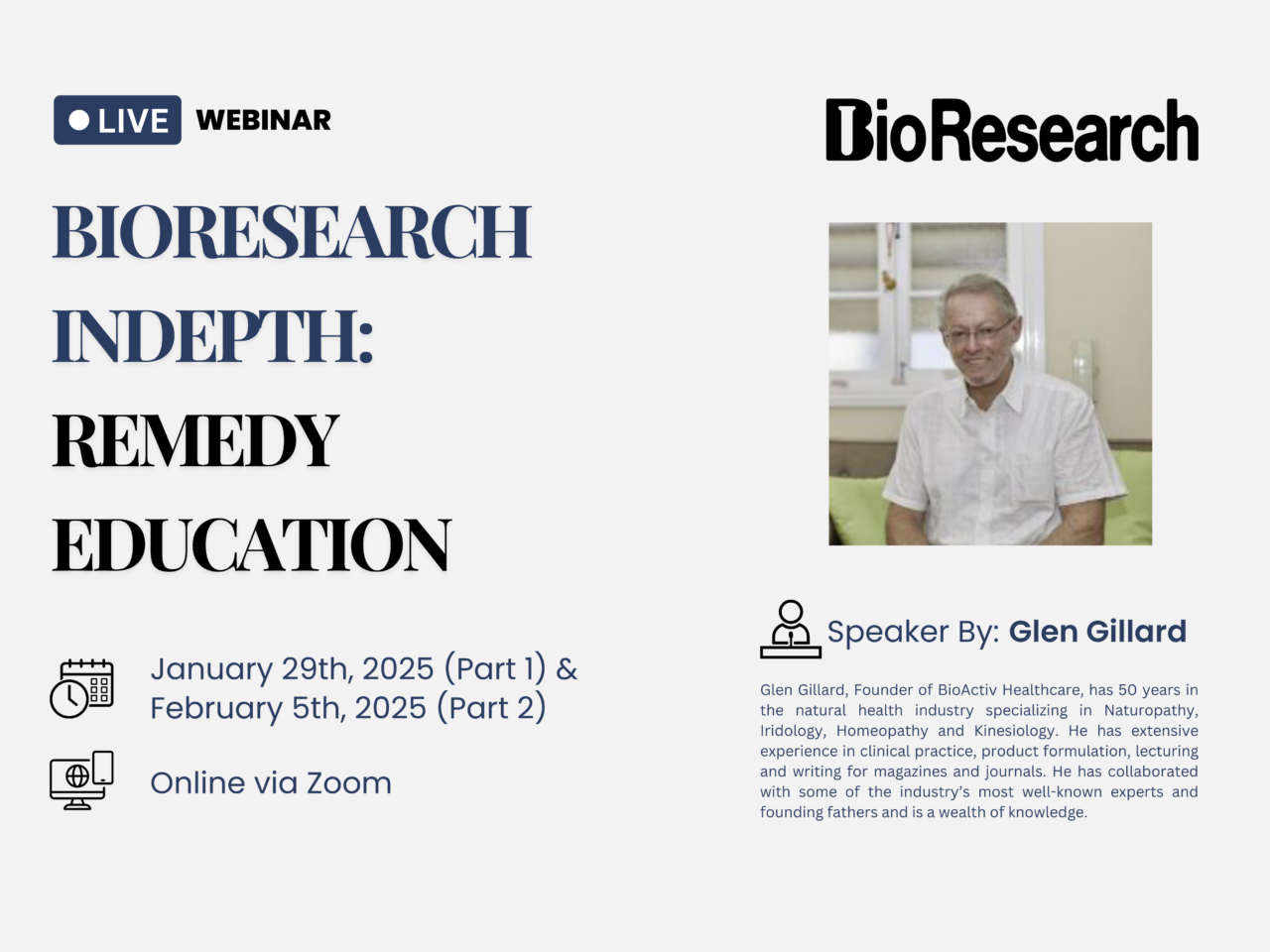 Bioresearch In-Depth: Remedy Education - BioActiv Healthcare